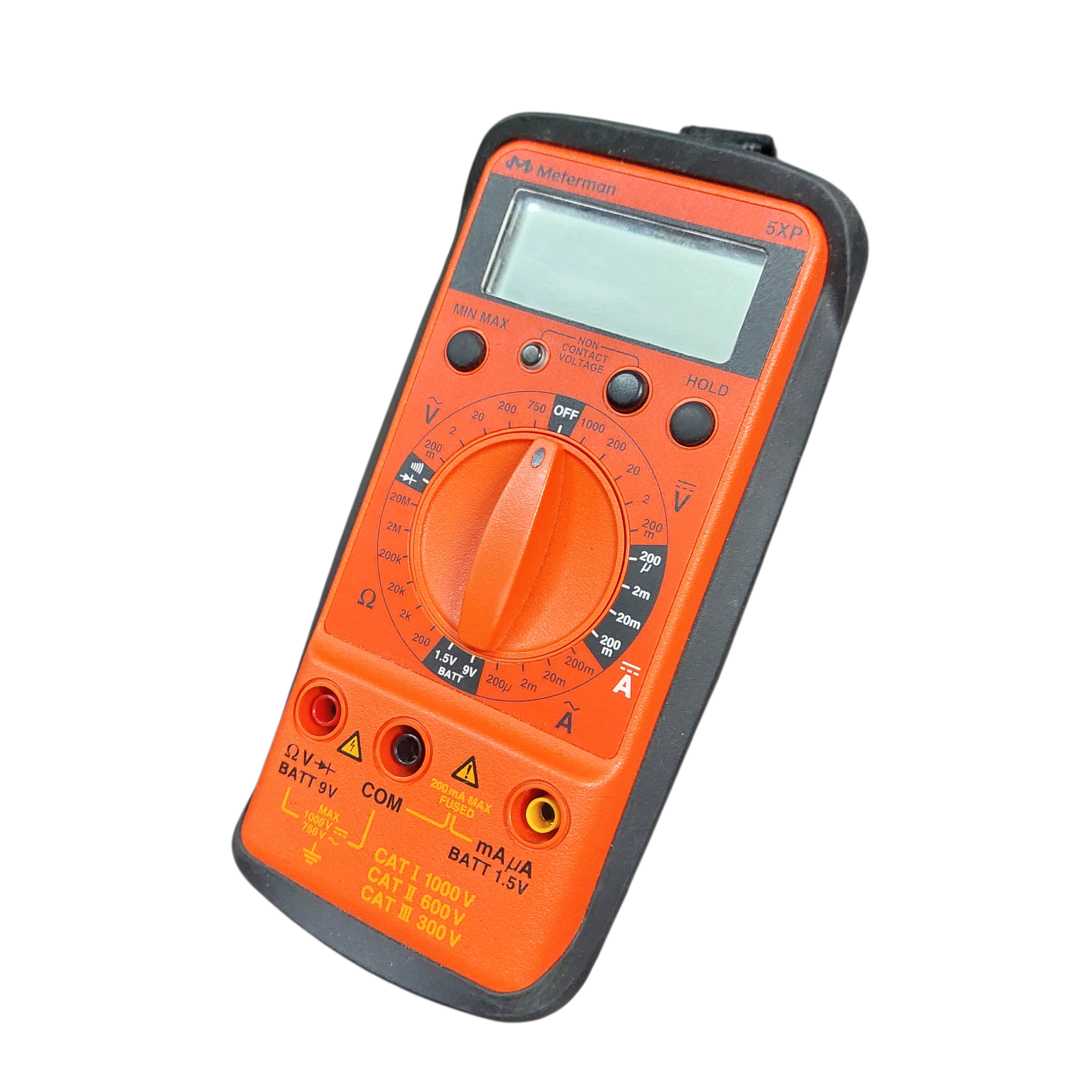 Pre-owned Meterman 5XP Digital Multimeter Tester with VolTect, Leads ...